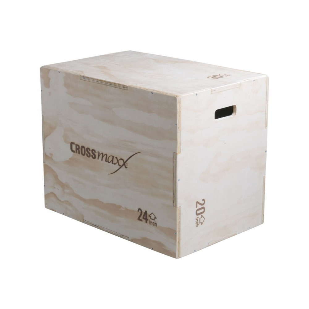 Crossmaxx Wooden plyo box (3 level) | Gratis verzending. | Fitness Yoga ...